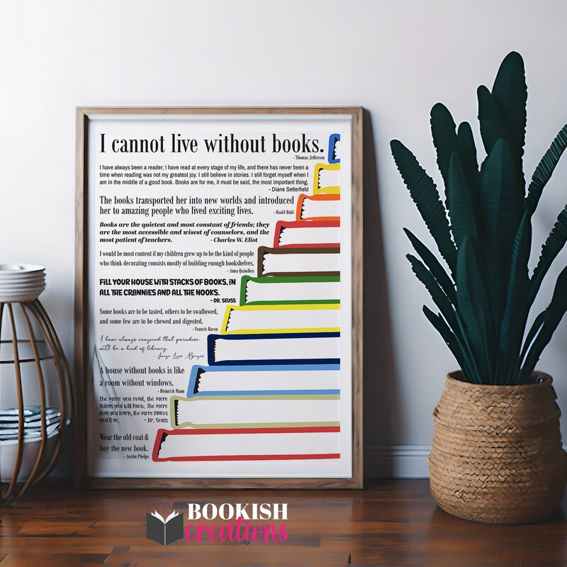 Without Books - Etsy