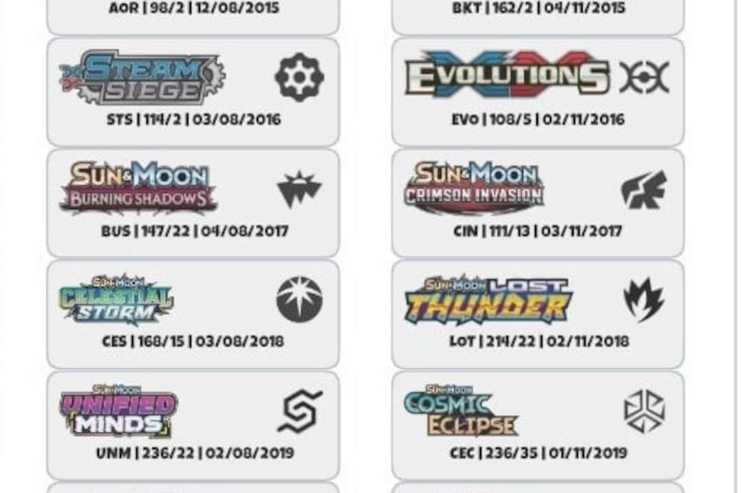 Pokemon TCG Labels - Etsy