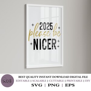Happy New Year, 2025, SVG, PNG, Digital Download - Etsy