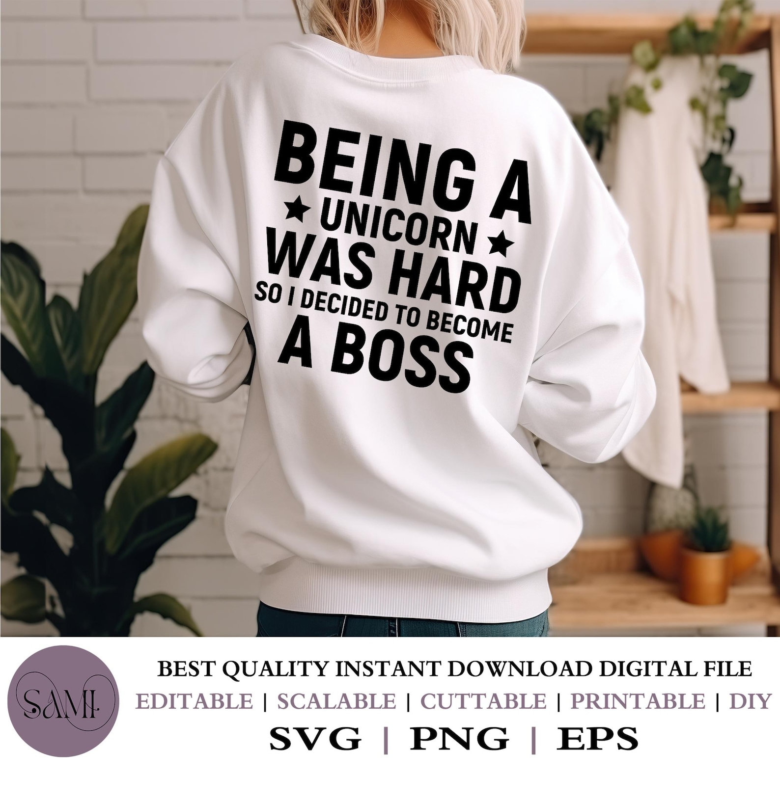 Boss Svg, Big Boss Svg, the Boss Svg, Because I'm the Boss Svg, Gift ...