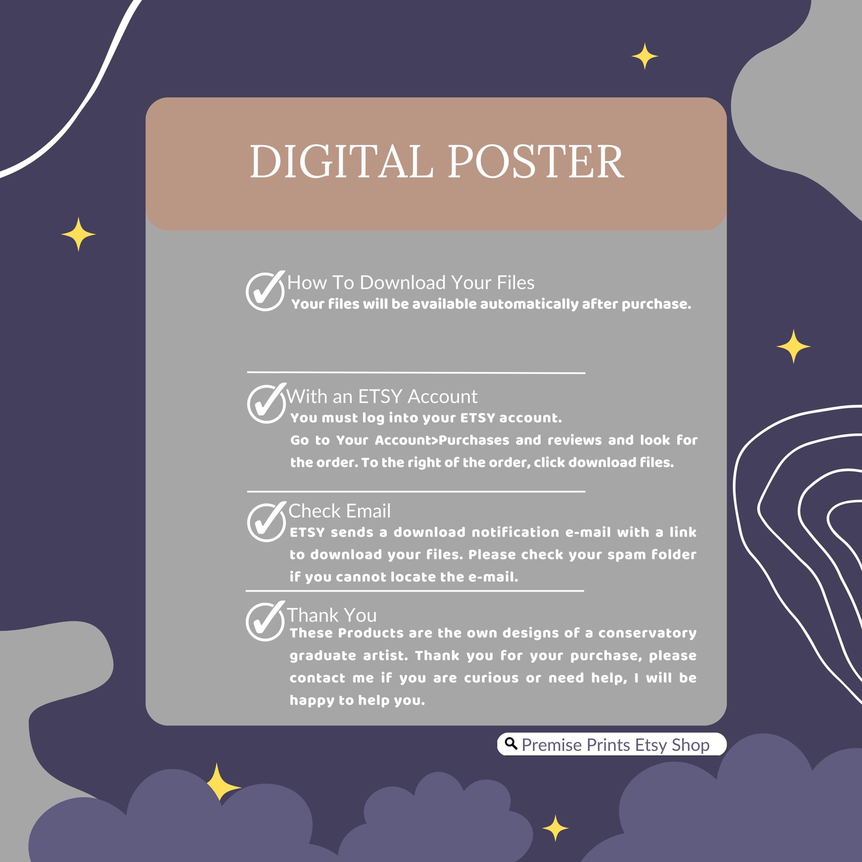 Venus Printable Art, Printable Astronomy Posters, 4 Different Language ...