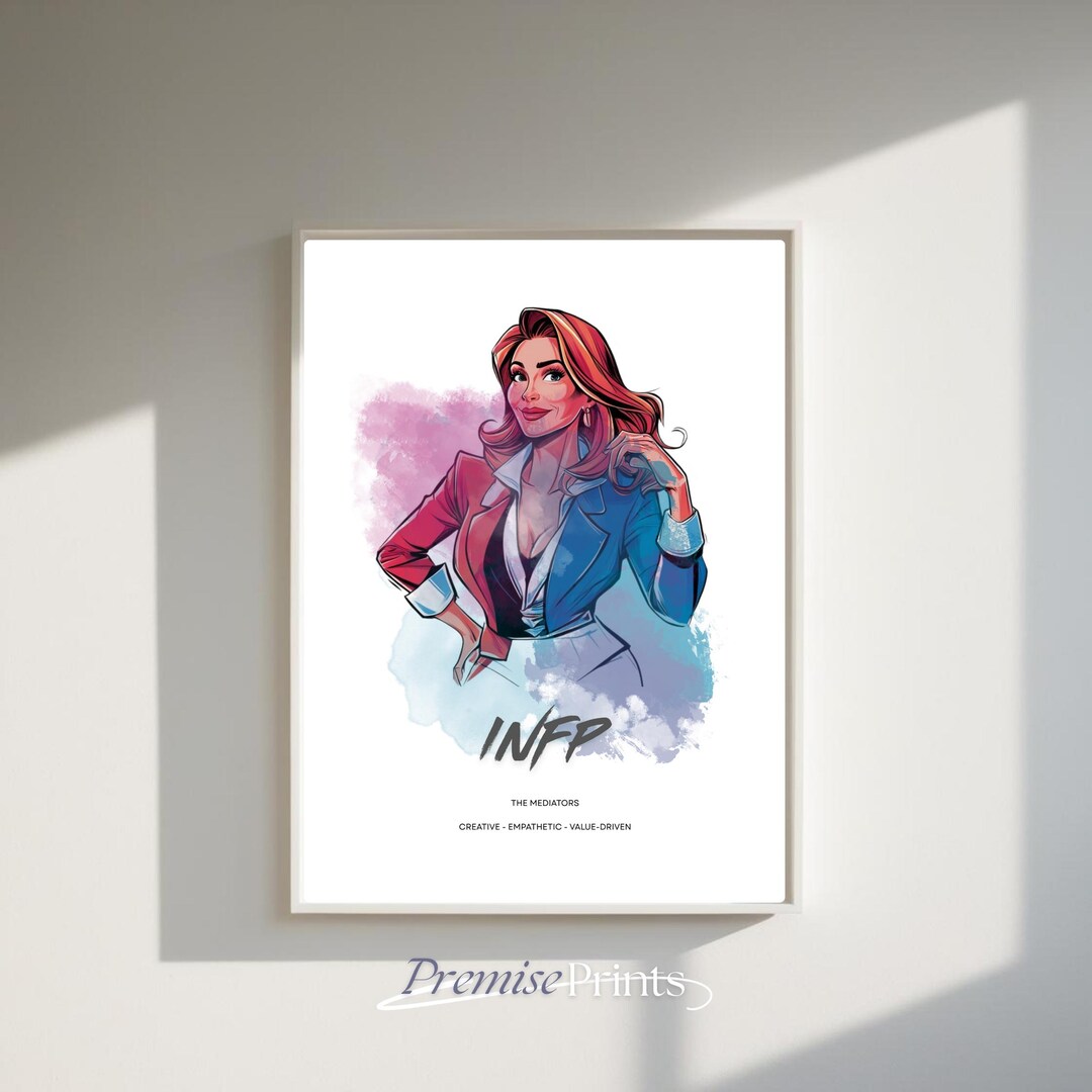INFP Printable Art, MBTI, Modern Home Decor, Motivational Wall Art ...