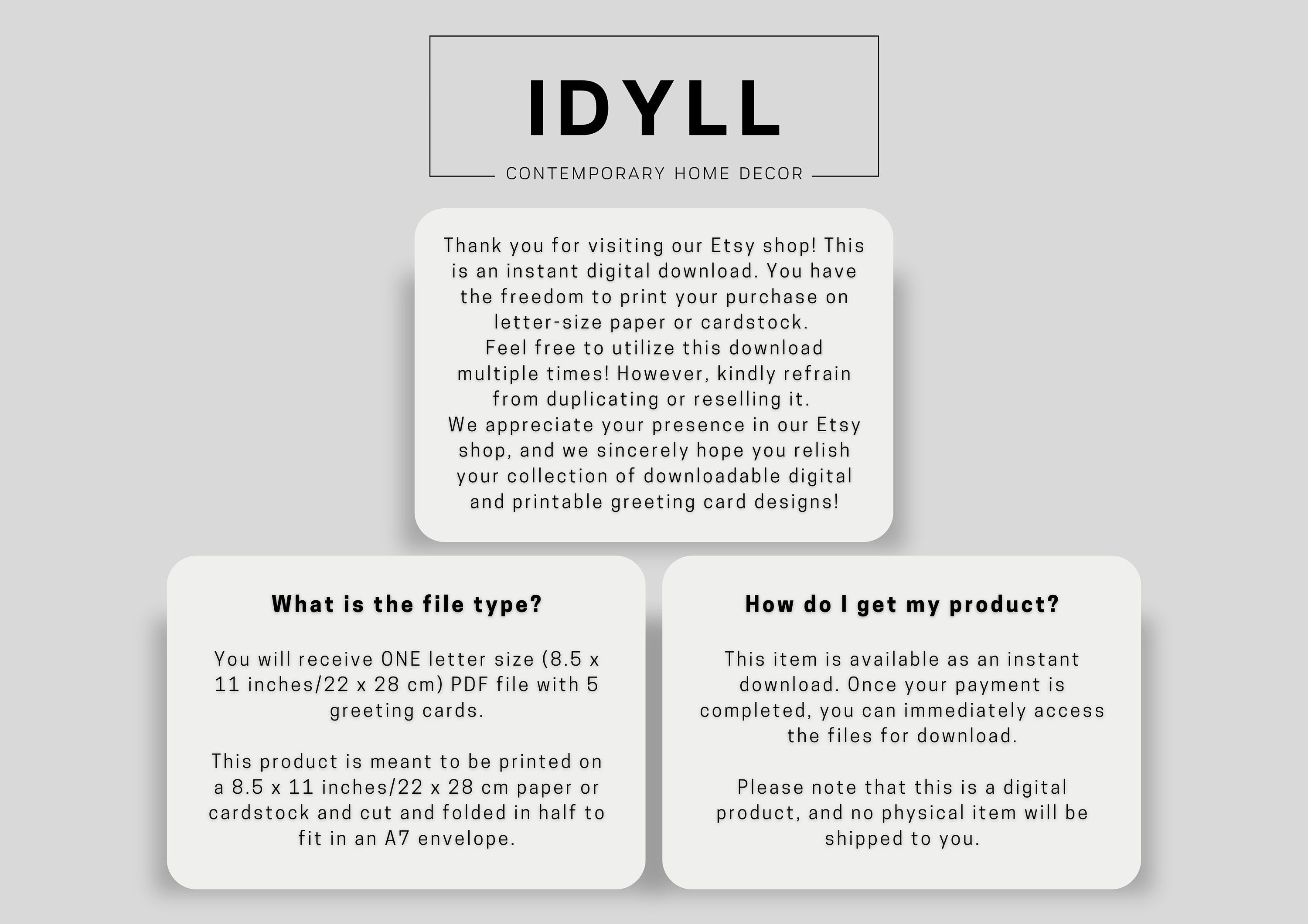 ULTRA HD Printable Birthday Card Pack Bundle Greeting Random - Etsy