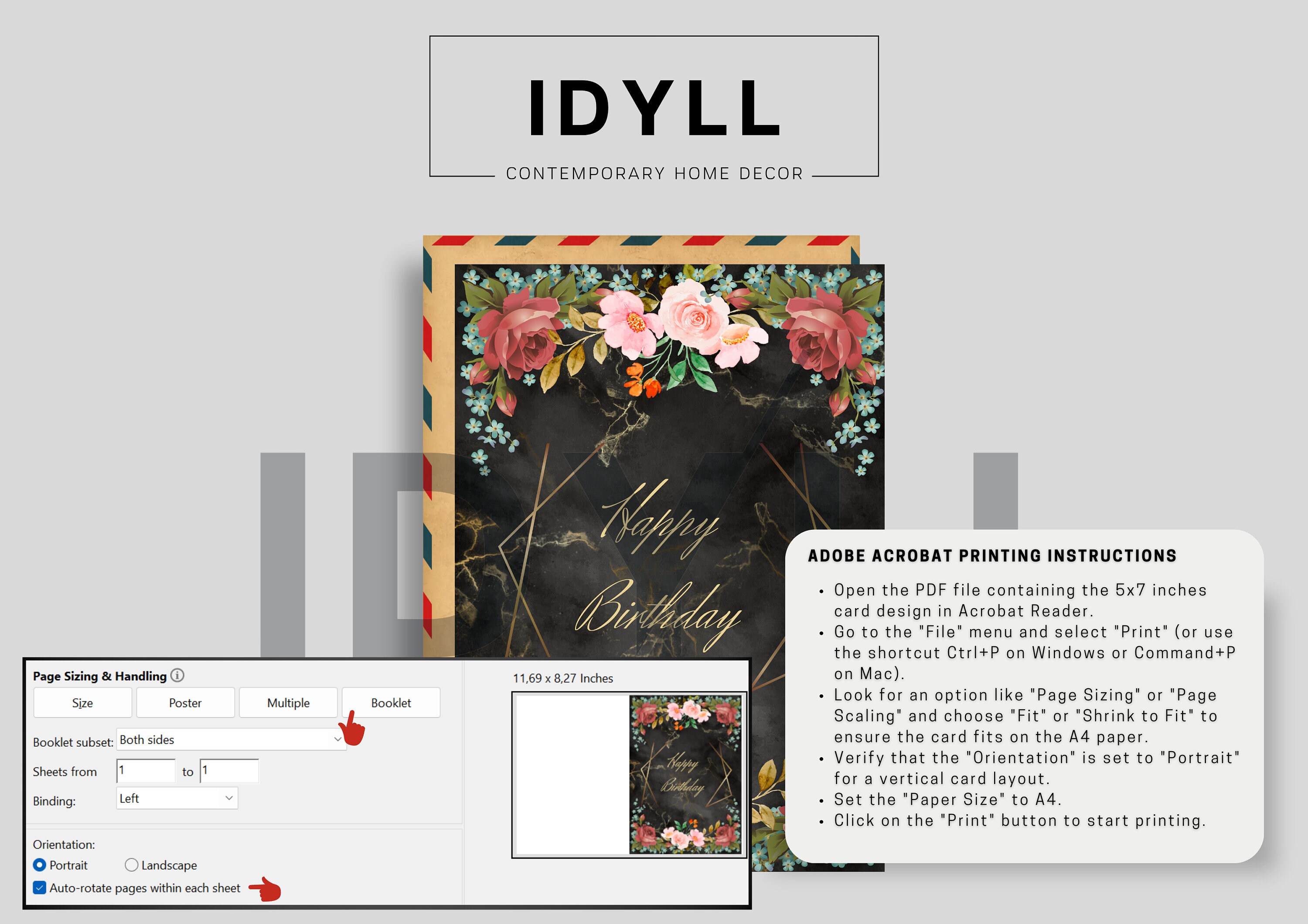 ULTRA HD Printable Birthday Card Pack Bundle Greeting Random - Etsy