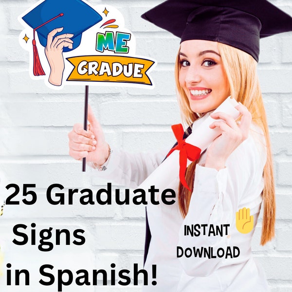 Graduation Signs in Spanish - Etsy