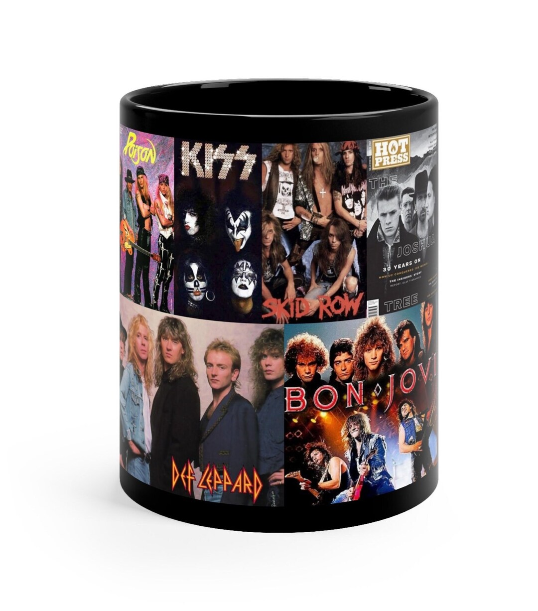 80's Mug Rock Bands Dad Father's Day Daddy Mugs. - Etsy