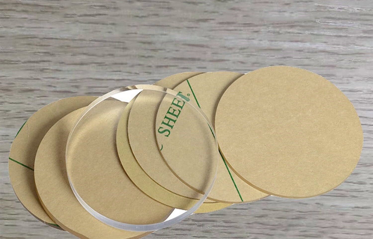 1/8" (3mm) Clear Acrylic Discs With or Without Hole, X-mas Ornament, 2 ...