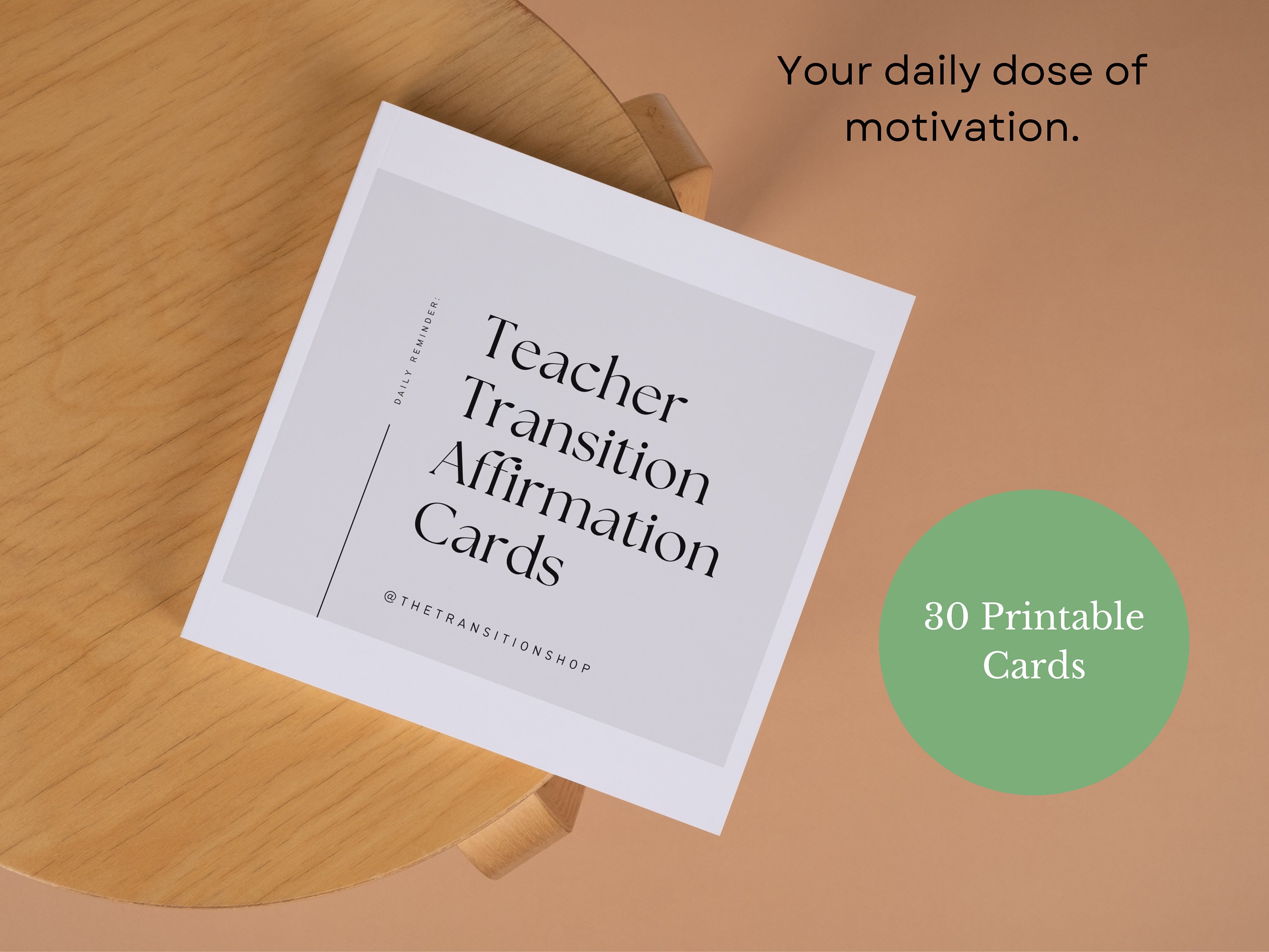 Teacher Transition Affirmation Cards: Empowering Quotes for Educators ...