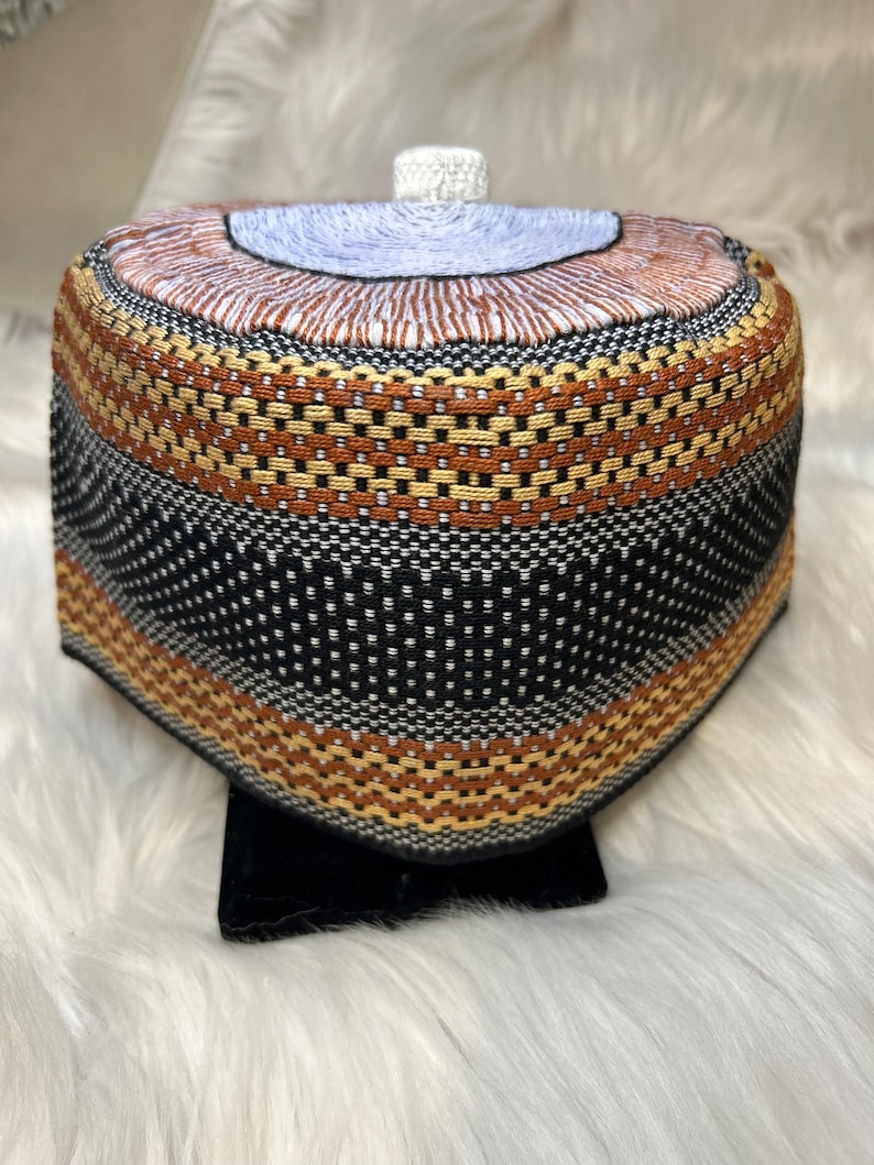Hausa Cap/hat, Northern Nigeria Fulani Hat Mallam Hat, African Kufi Hat ...