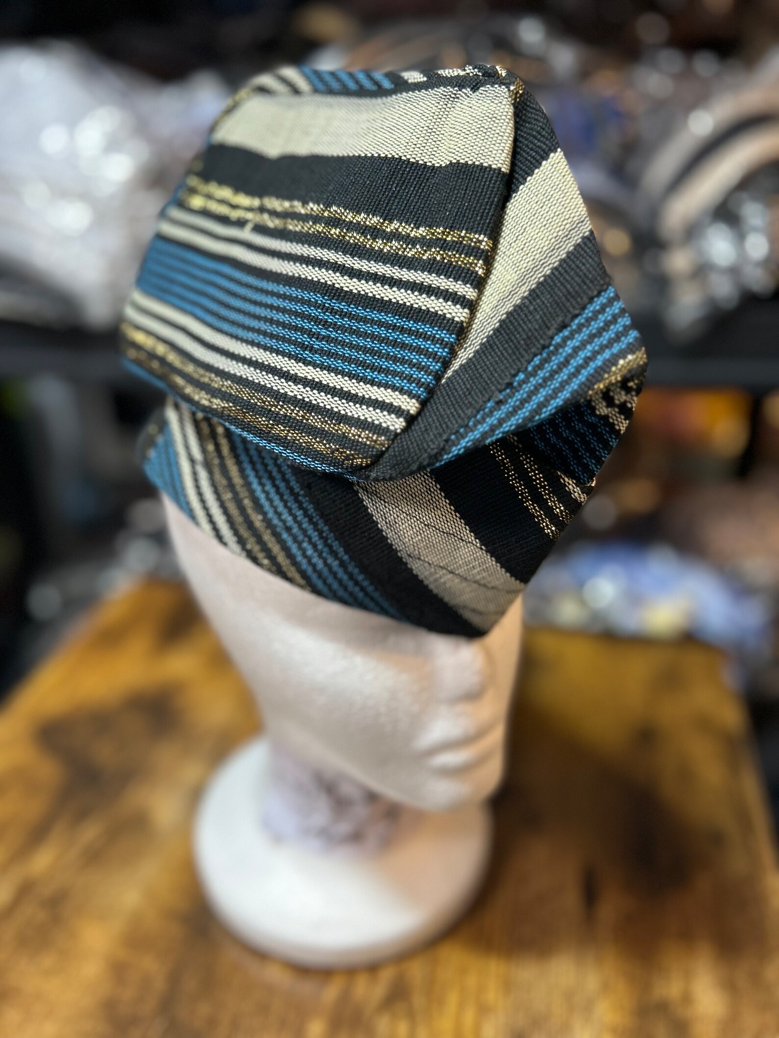 Aso Oke Hat Yoruba Aso Oke Cap, Aso Oke Fila Hat/owambe Hat/fila Hat ...