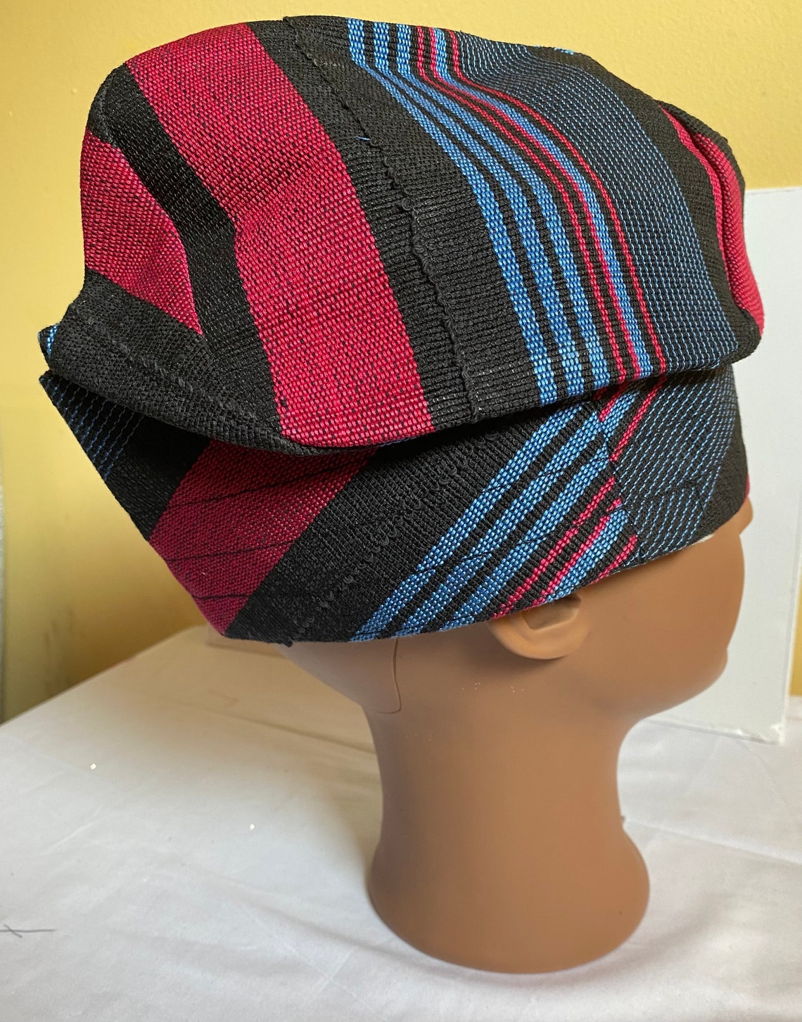 Aso Oke Hat Yoruba Aso Oke Cap, Aso Oke Fila Hat/owambe Hat/fila Hat ...