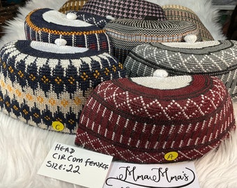 Hausa Cap/hat, Northern Nigeria Fulani Hat Mallam Hat, African Kufi Hat ...