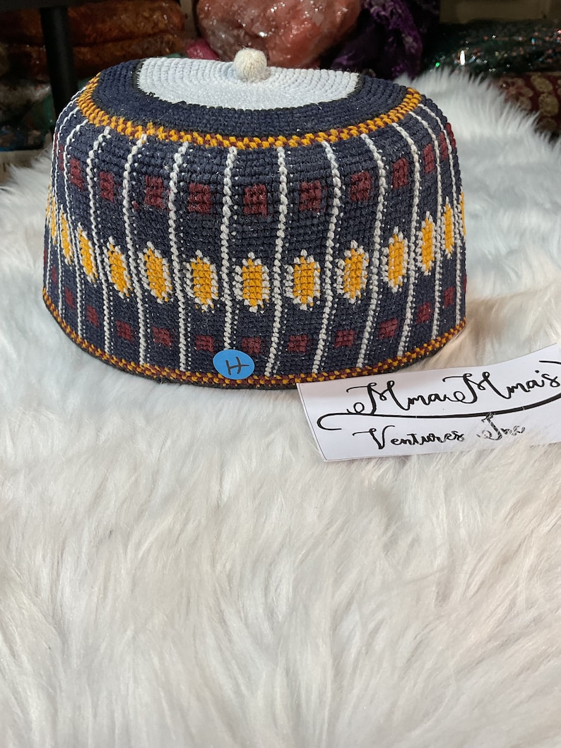 Hausa Cap/hat, Northern Nigeria Fulani Hat Mallam Hat, African Kufi Hat ...