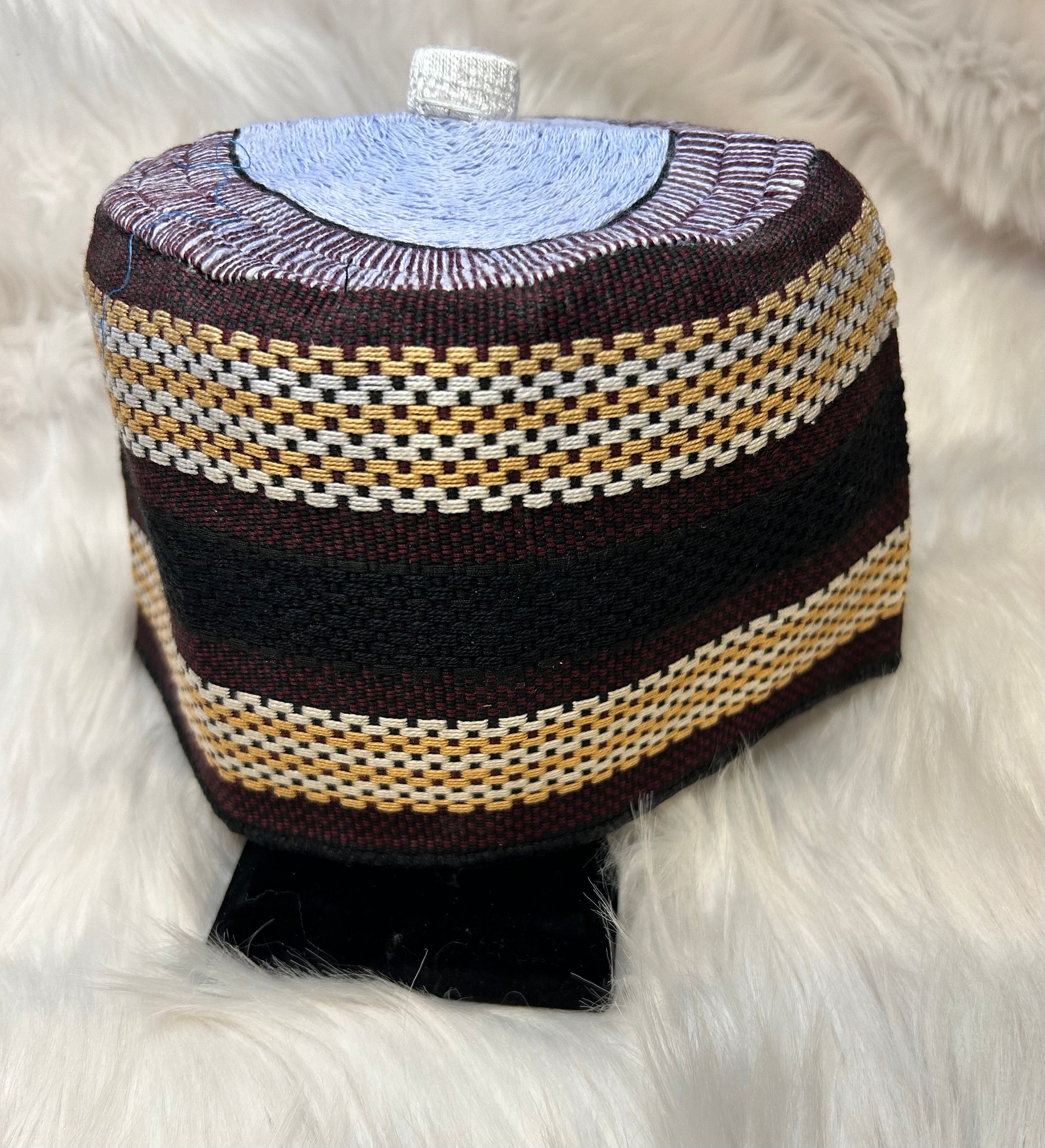 Hausa Cap/hat, Northern Nigeria Fulani Hat Mallam Hat, African Kufi Hat ...