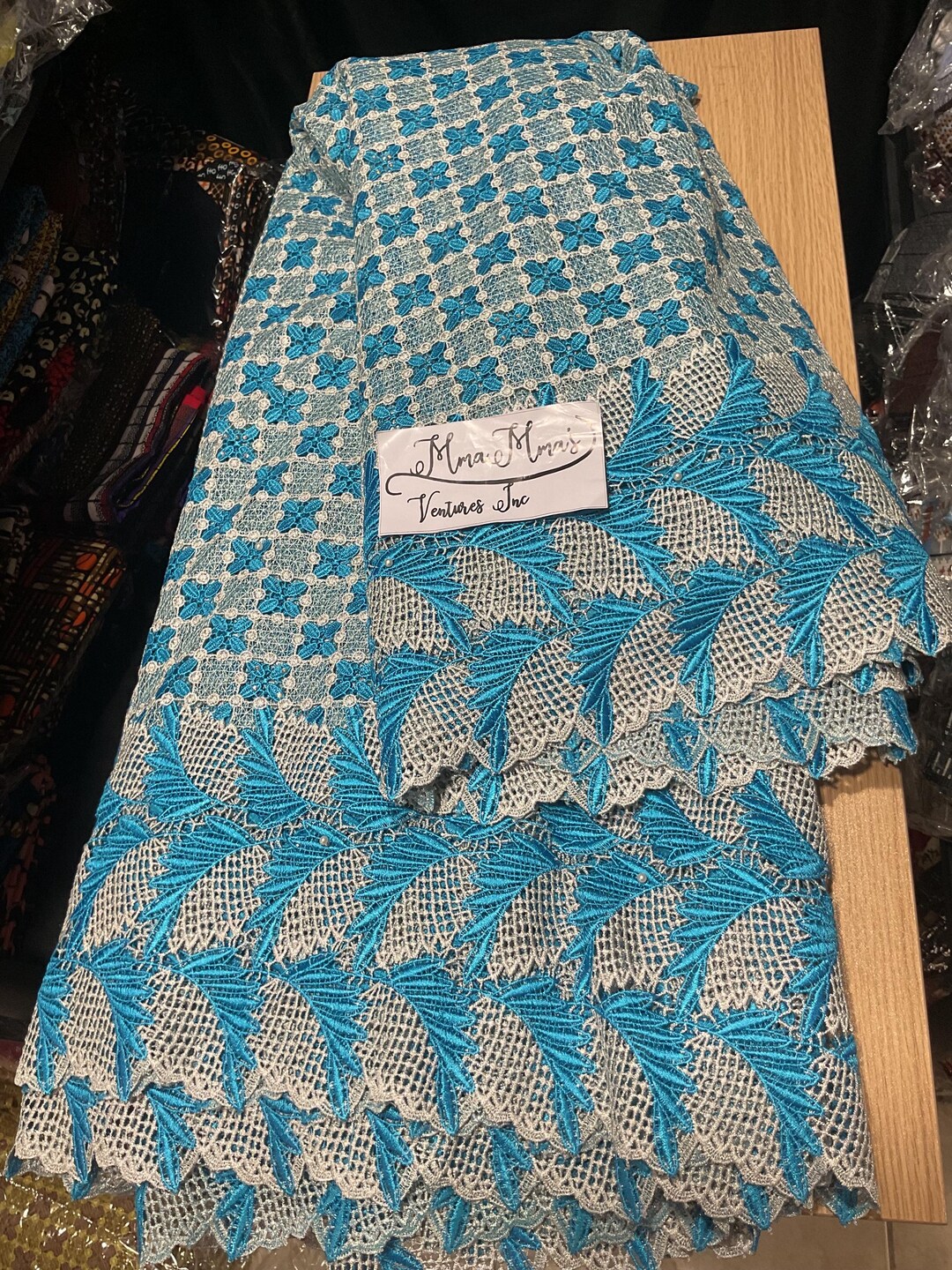 Swiss Voile Cotton Lace Fabric, Sparkling, Nigerian Laces Fabric, High ...