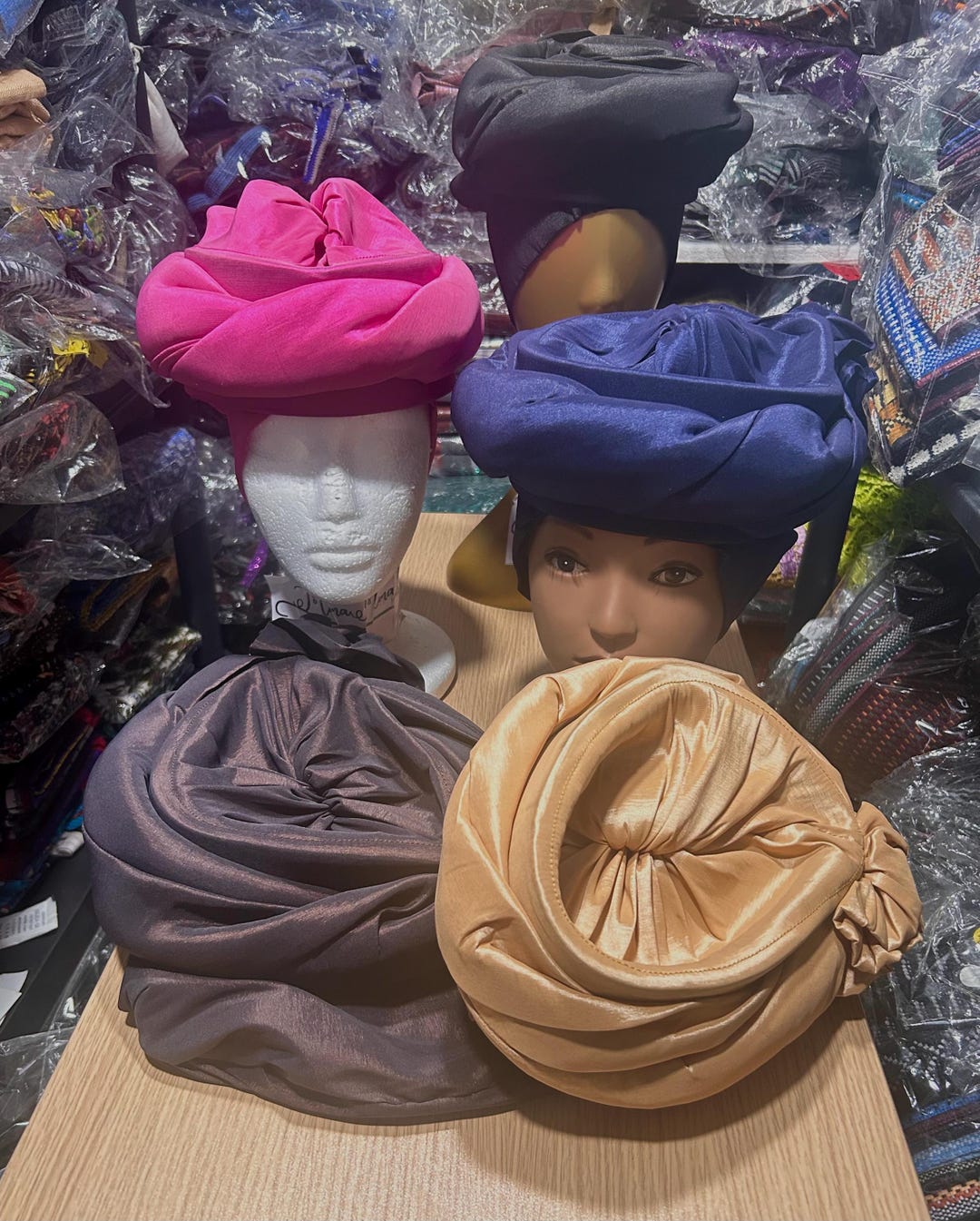 ZARA Turban Hat Zara Cap Scarf: Pre-tied Head Wrap Head Wear Women ...