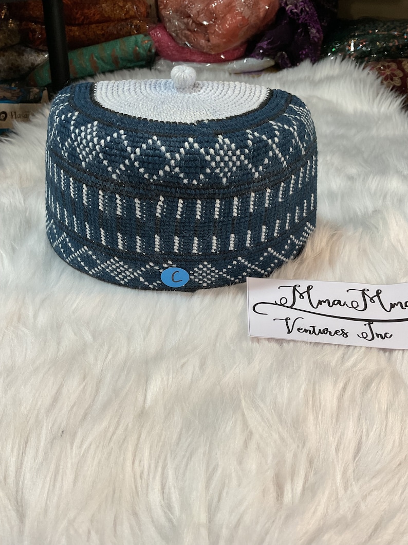 Hausa Cap/hat, Northern Nigeria Fulani Hat Mallam Hat, African Kufi Hat ...