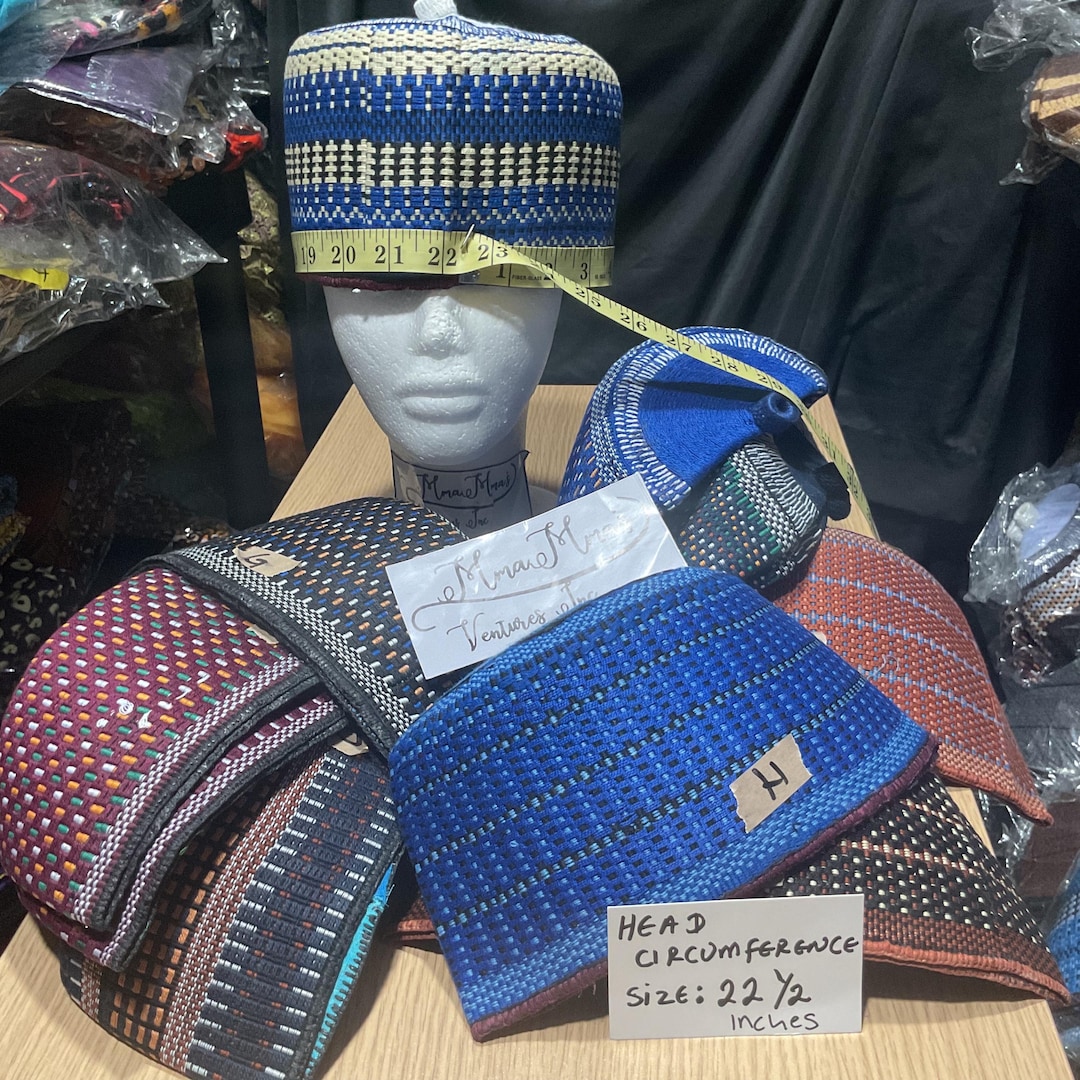 Hausa Cap/hat, Northern Nigeria Fulani Hat Mallam Hat, African Kufi Hat ...