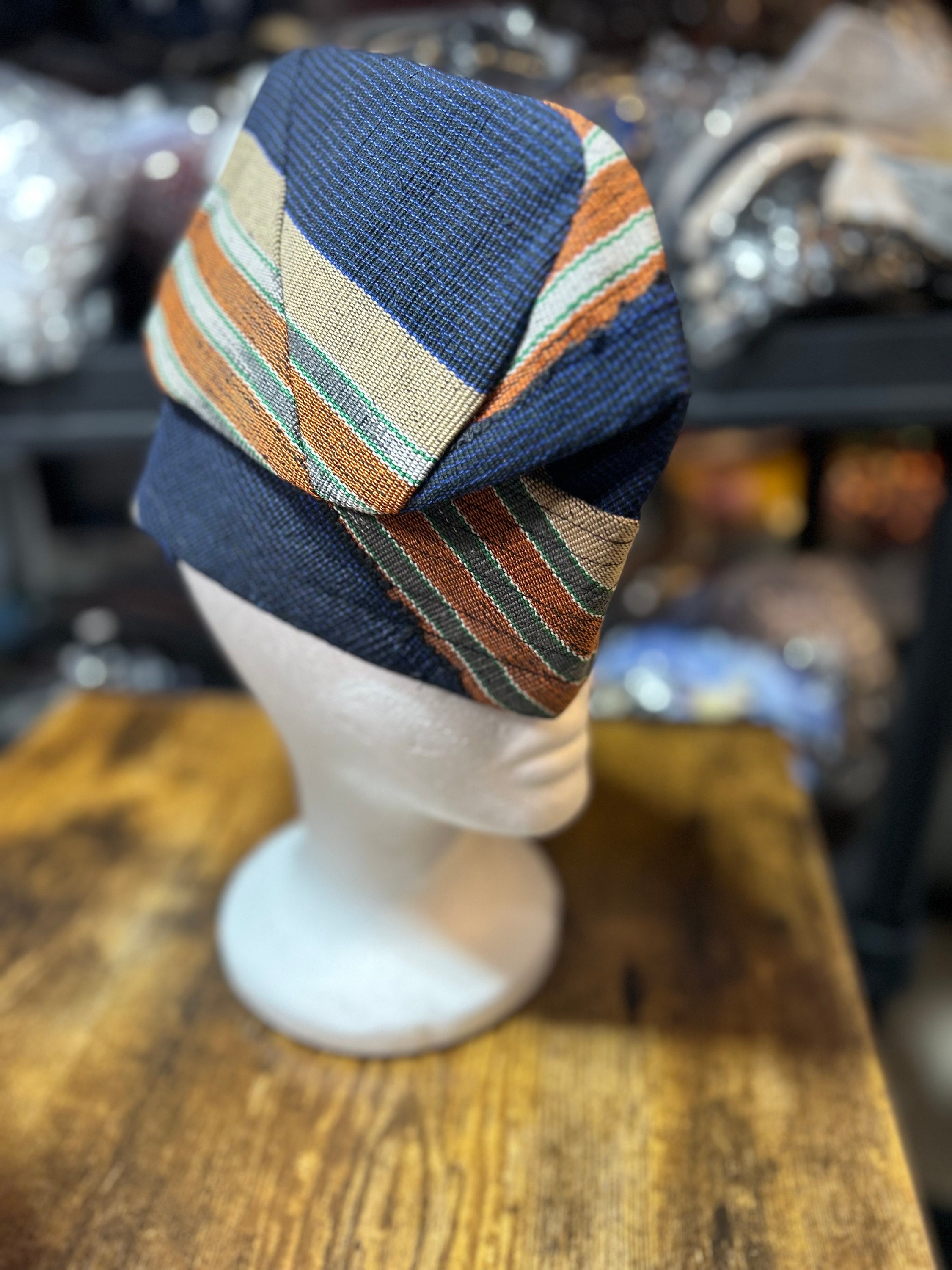 Aso Oke Hat Yoruba Aso Oke Cap, Aso Oke Fila Hat/owambe Hat/fila Hat ...