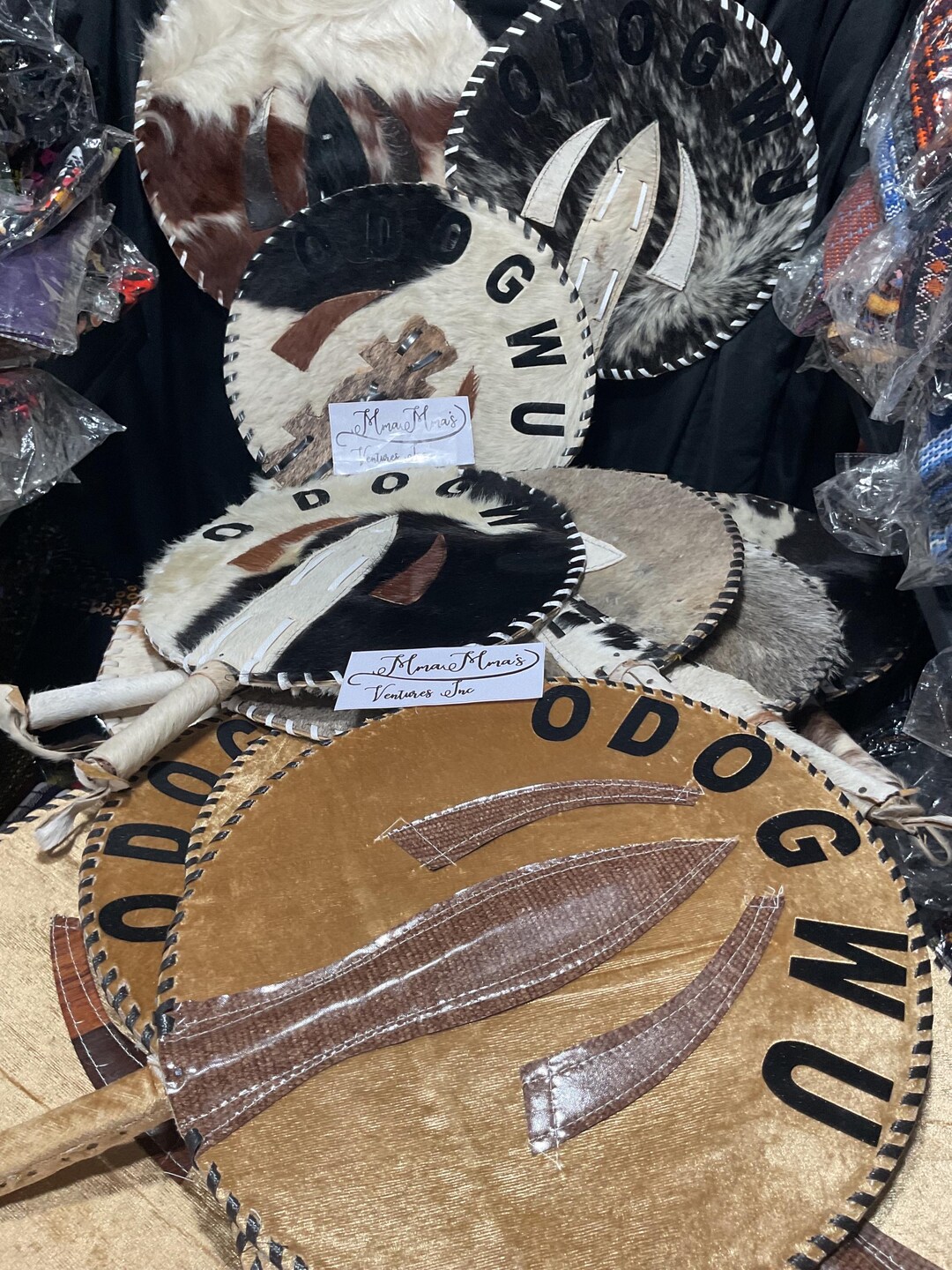 Igbo Odogwu Hand Fan: Animal Skin Traditional Akupe for Celebrations - Etsy