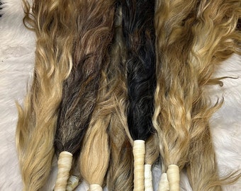 African Yellow Beaded Irukere Horse Tail - Etsy