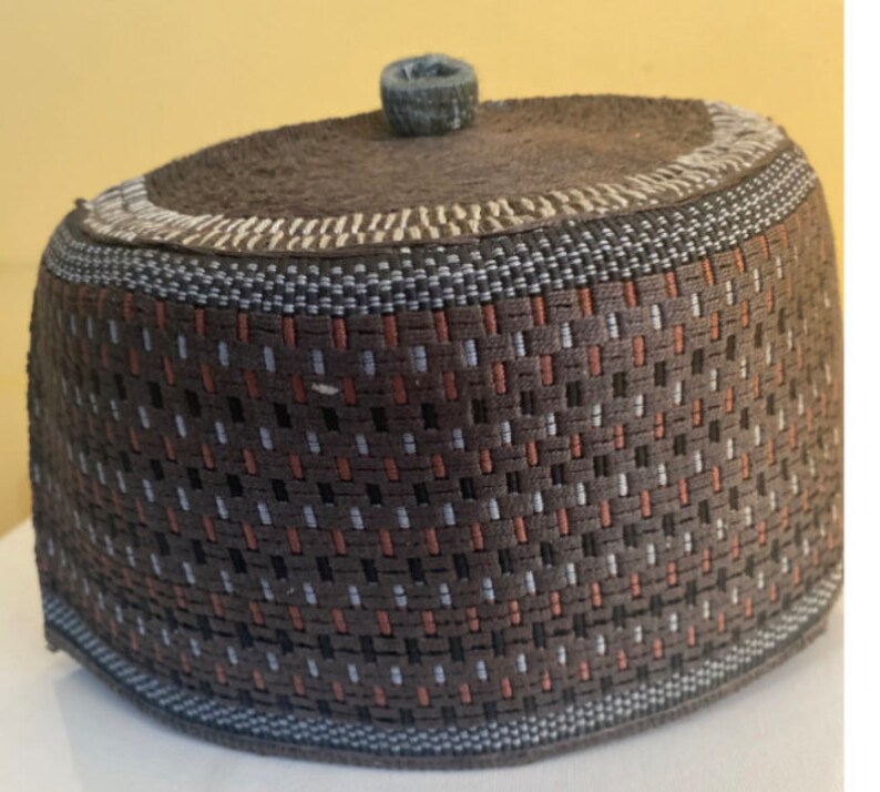 Hausa Cap/hat, Northern Nigeria Fulani Hat Mallam Hat, African Kufi Hat ...