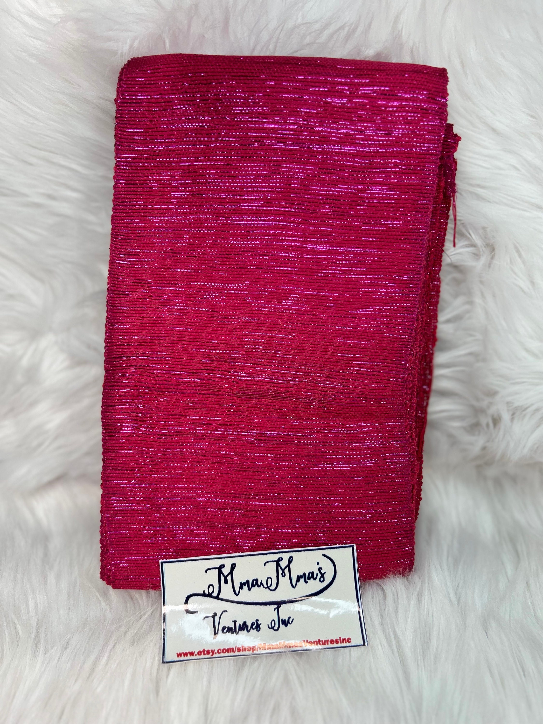 Aso Oke Fabric, Aso-oke Woven Strips or Bundle. Metallic and Shiny Aso ...