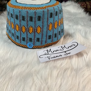 Hausa Cap/hat, Northern Nigeria Fulani Hat Mallam Hat, African Kufi Hat ...