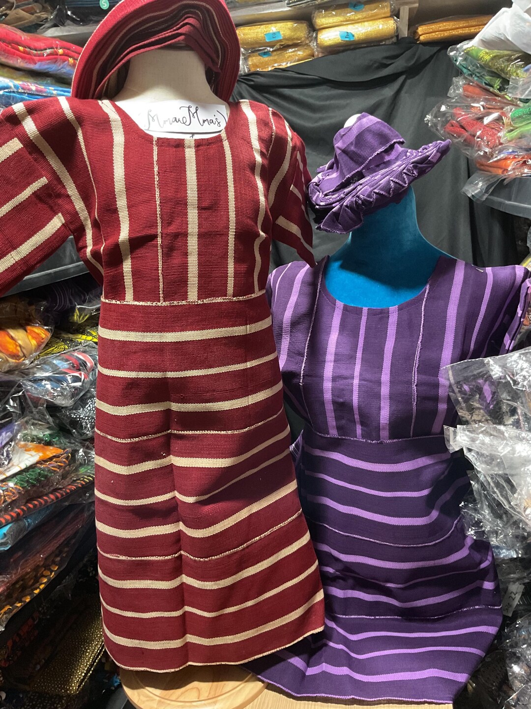 Aso Oke Baby Girl Outfit: 3-piece Nigerian Iro, Buba & Gele Set - Etsy