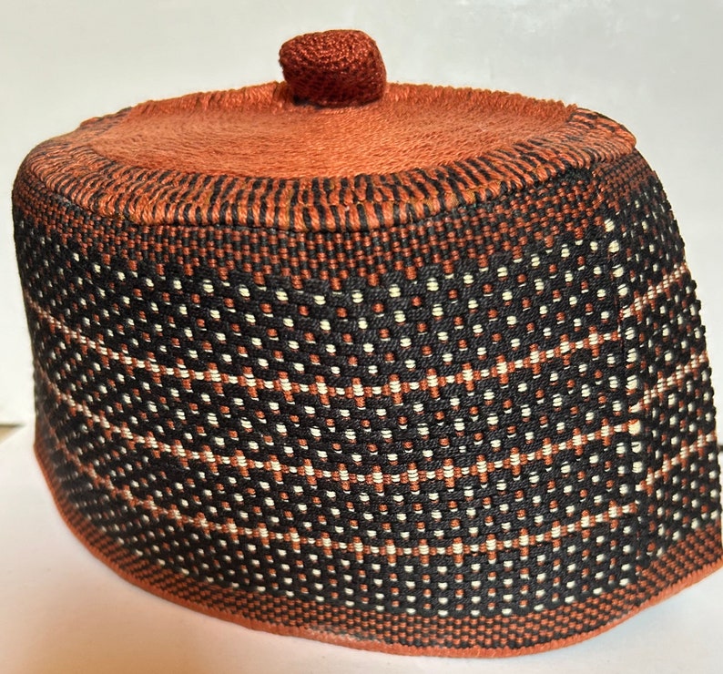 Hausa Cap/hat, Northern Nigeria Fulani Hat Mallam Hat, African Kufi Hat ...