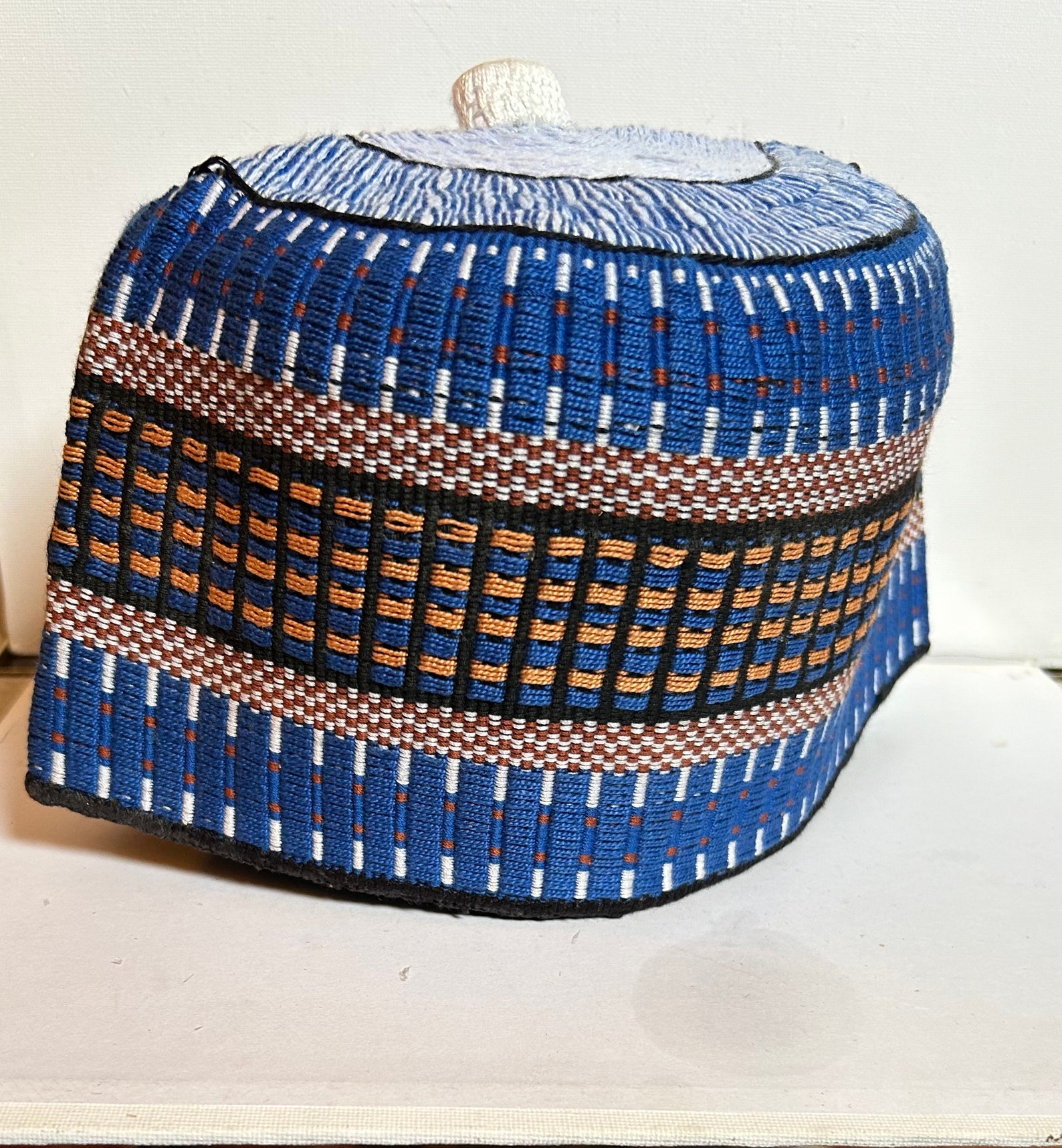 Hausa Cap/hat, Northern Nigeria Fulani Hat Mallam Hat, African Kufi Hat ...
