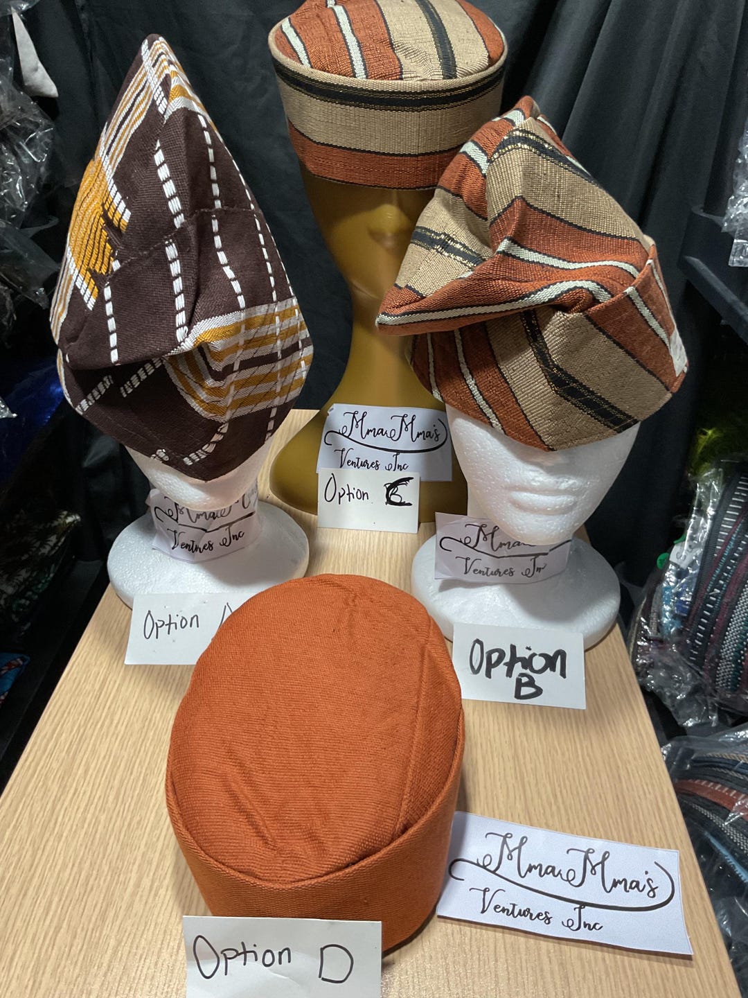 Aso Oke Fila Hat: Yoruba Owambe African Wedding Cap, Cotton Fabric - Etsy