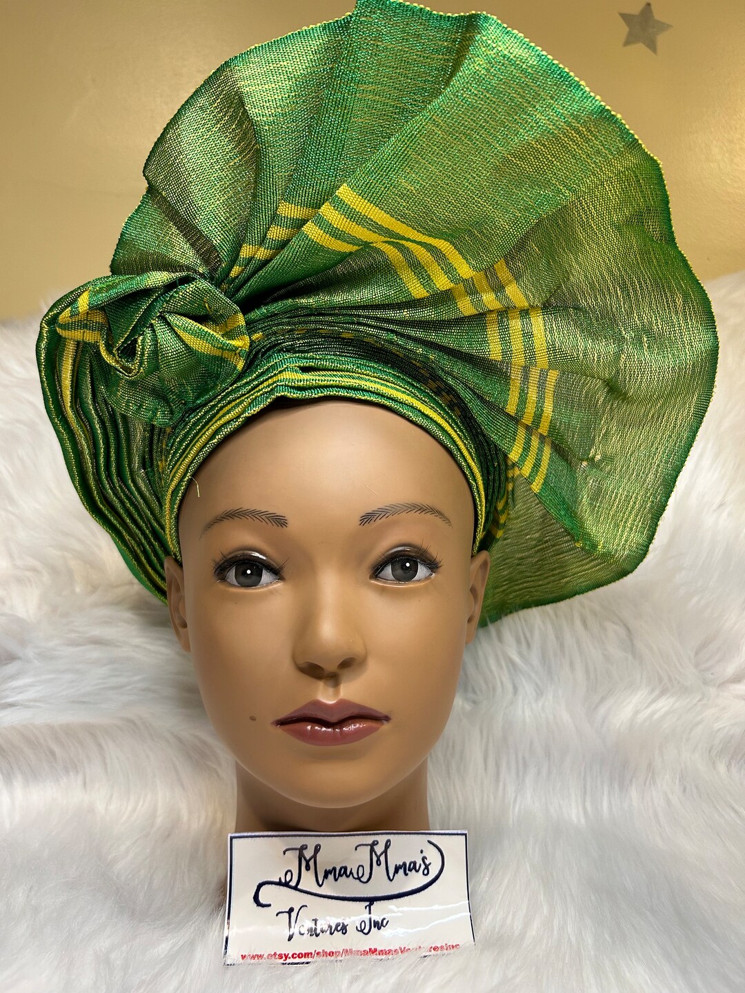 Aso Oke Nigeria Auto Gele, Ready to Wear Gele, African Hat, Traditional ...