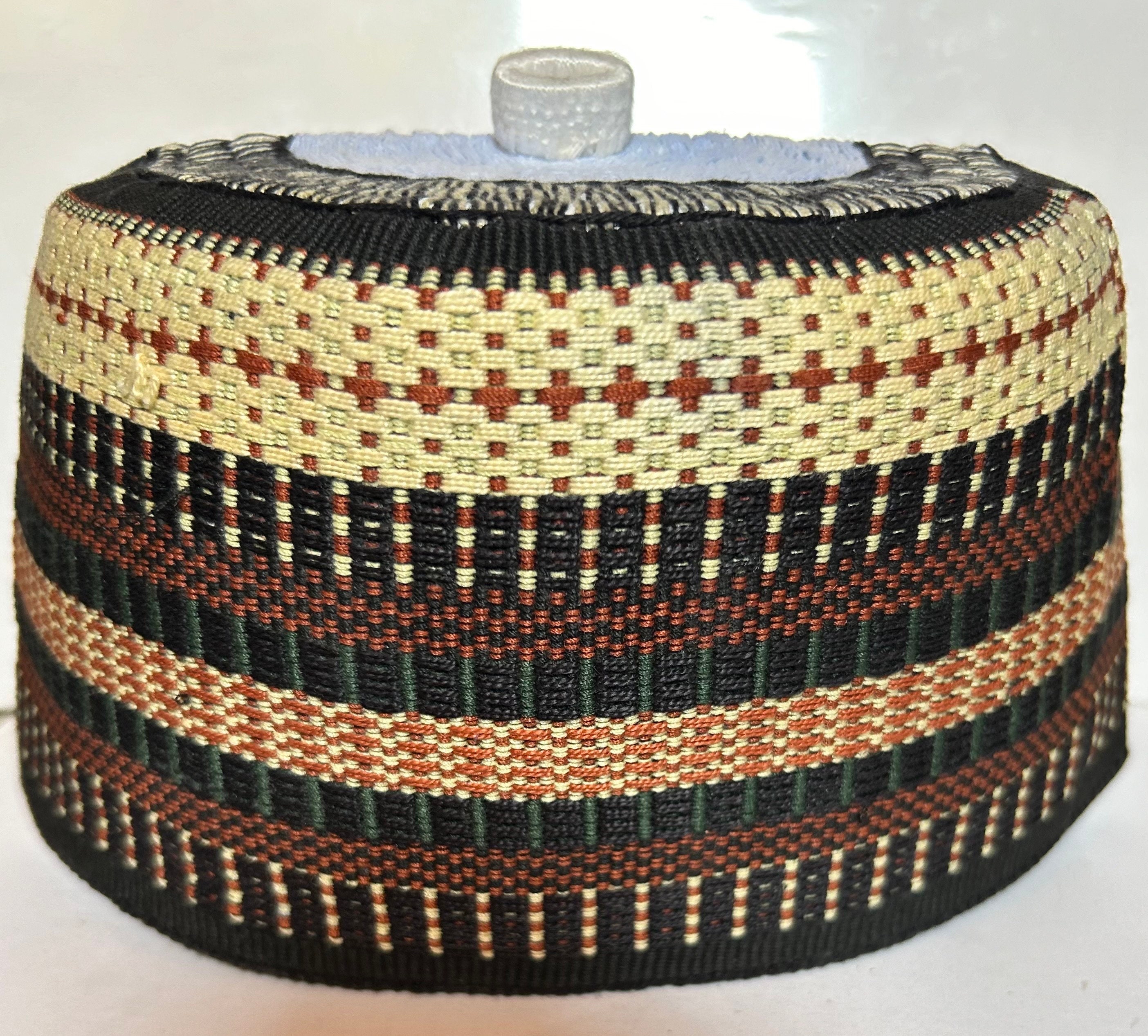 Hausa Cap/hat, Northern Nigeria Fulani Hat Mallam Hat, African Kufi Hat ...