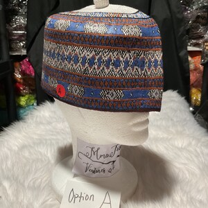Hausa Kufi Hat: Northern Nigerian Fulani Cap, Mallam Style (23 Inches ...