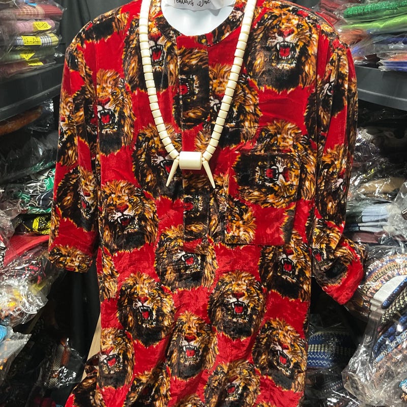 Isi Agu Red Fabric - Etsy