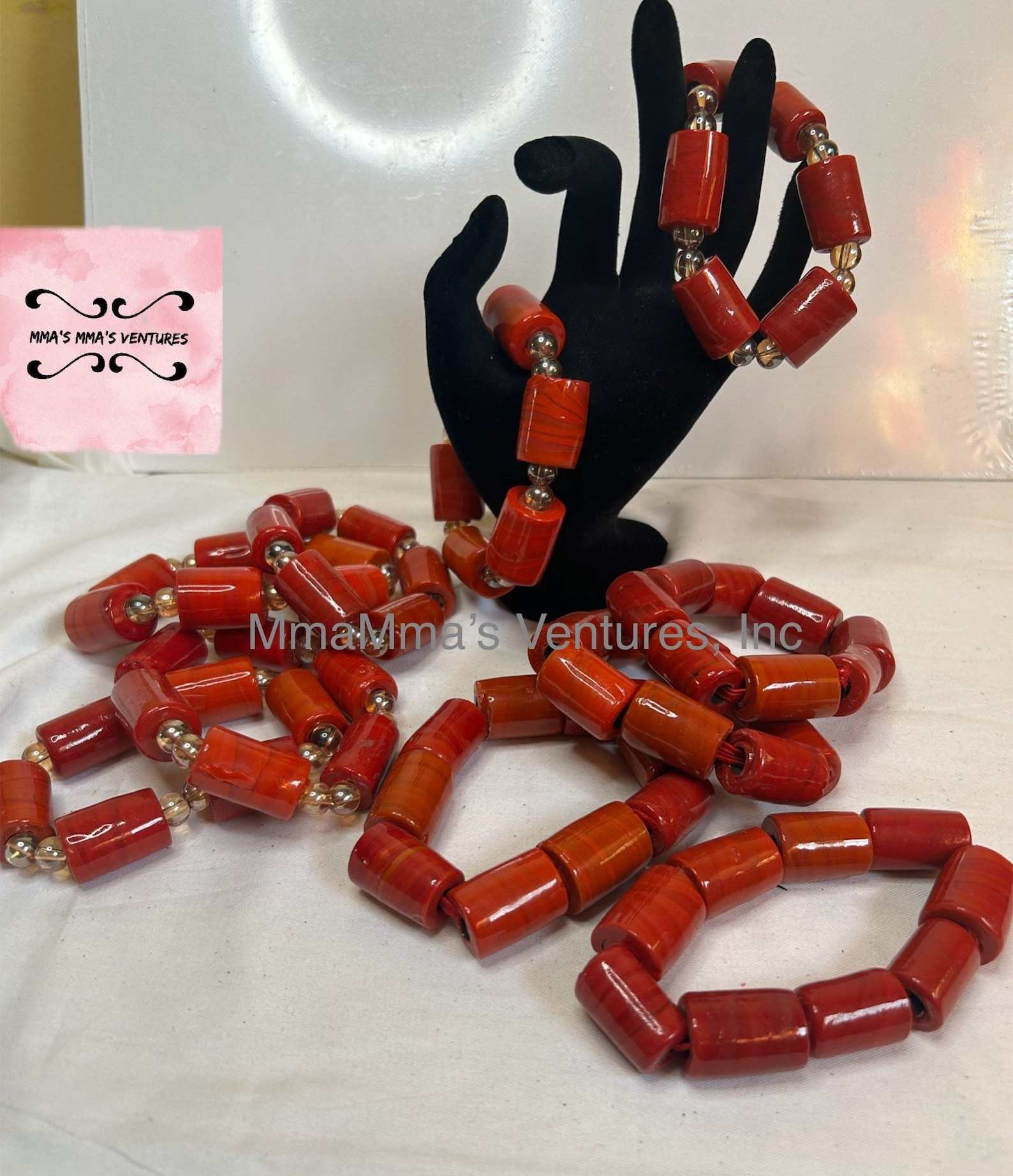 Beaded Bracelets, Edo Coral Beads, Bangles, Igbo Beaded Bracelets ...