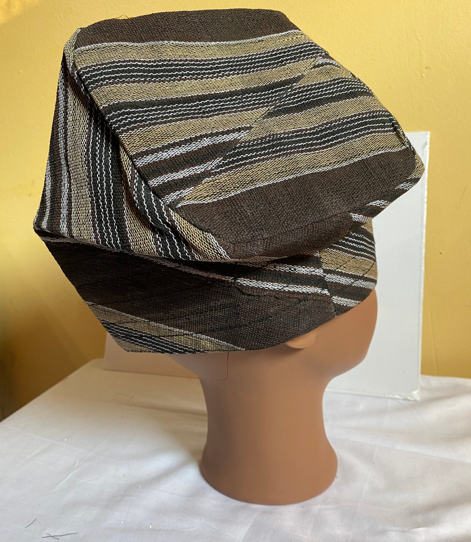 Aso Oke Hat Yoruba Aso Oke Cap, Aso Oke Fila Hat/owambe Hat/fila Hat ...