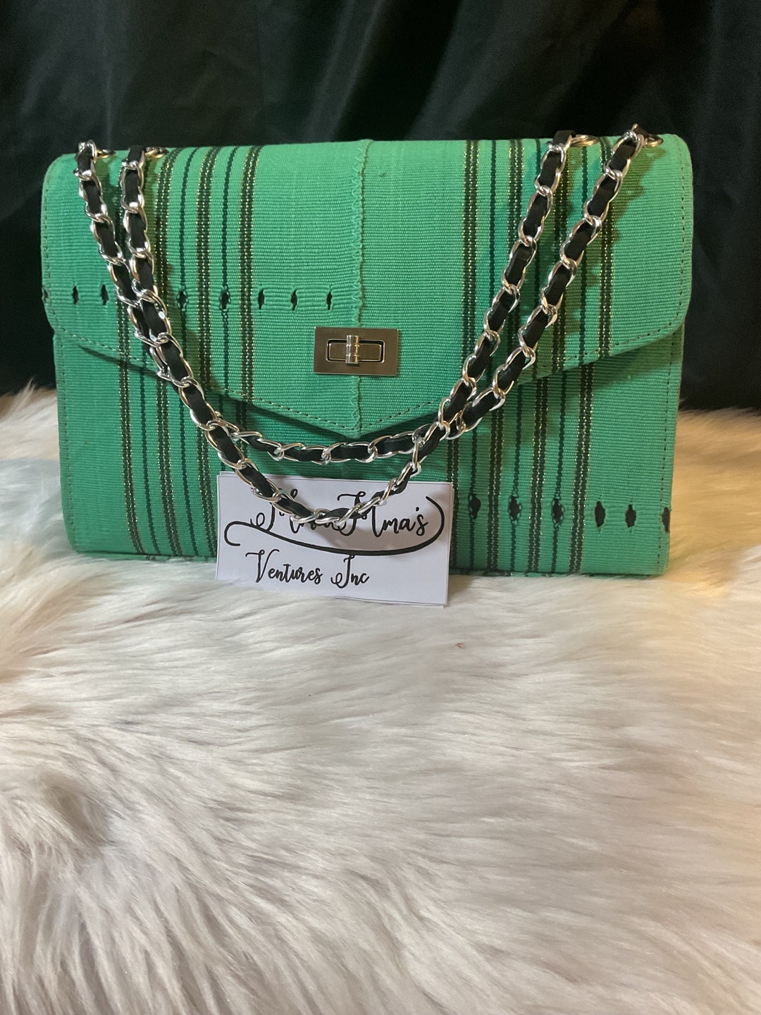 Aso Oke Bag, Aso Oke/ankara Handbags, African Handbags, Ankara Handbags ...