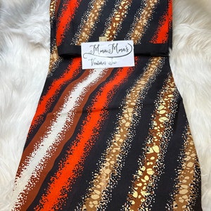 Ankara Fabric, Adire Ankara, Adire Fabric 5 Yards. Red/brown Adire ...