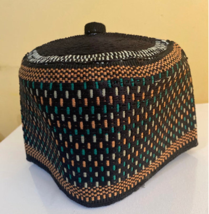 Hausa Cap/hat, Northern Nigeria Fulani Hat Mallam Hat, African Kufi Hat ...
