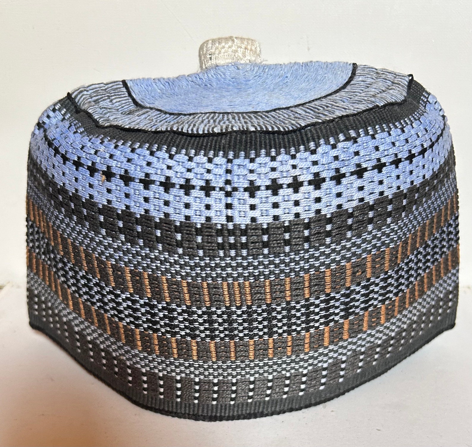 Hausa Cap/hat, Northern Nigeria Fulani Hat Mallam Hat, African Kufi Hat ...