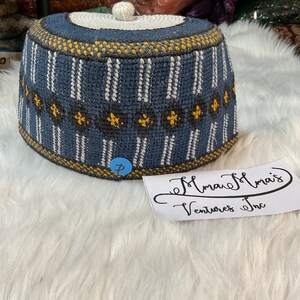 Hausa Cap/hat, Northern Nigeria Fulani Hat Mallam Hat, African Kufi Hat ...