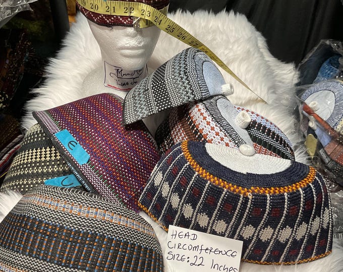 Hausa Cap/hat, Northern Nigeria Fulani Hat Mallam Hat, African Kufi Hat ...