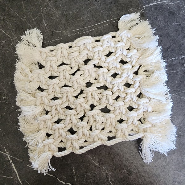 Macrame Mat - Etsy