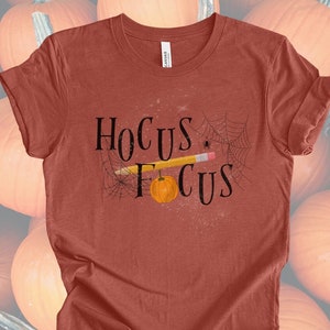 Hocus Focus Teacher Shirt Teacher Gift Hocus Pocus Tshirt - Etsy