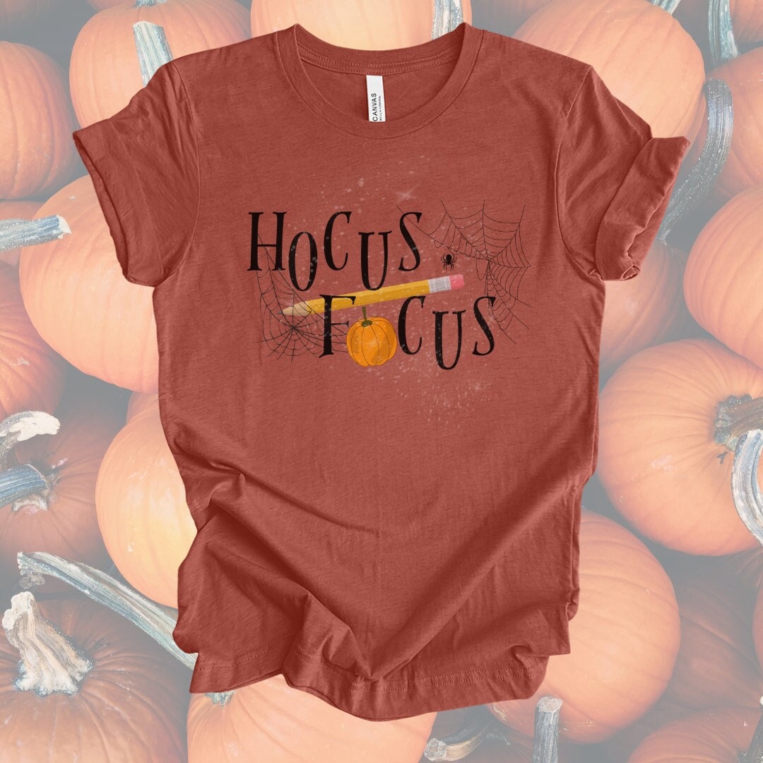Hocus Focus Teacher Shirt Teacher Gift Hocus Pocus Tshirt - Etsy