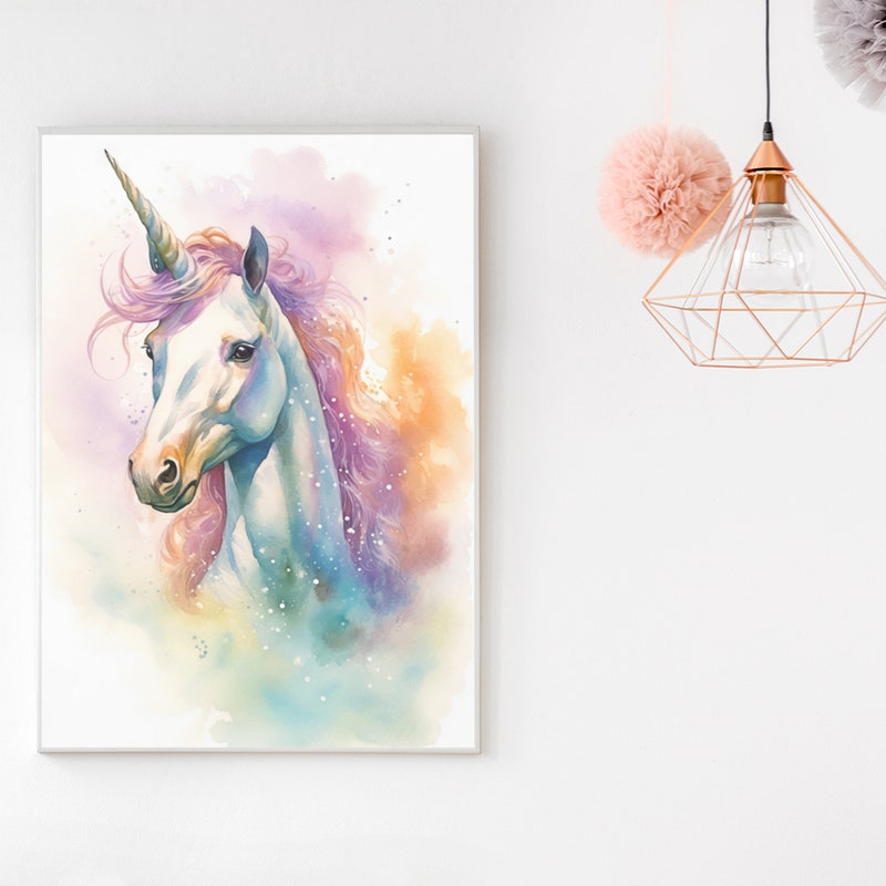 Unicorn Poster - Etsy