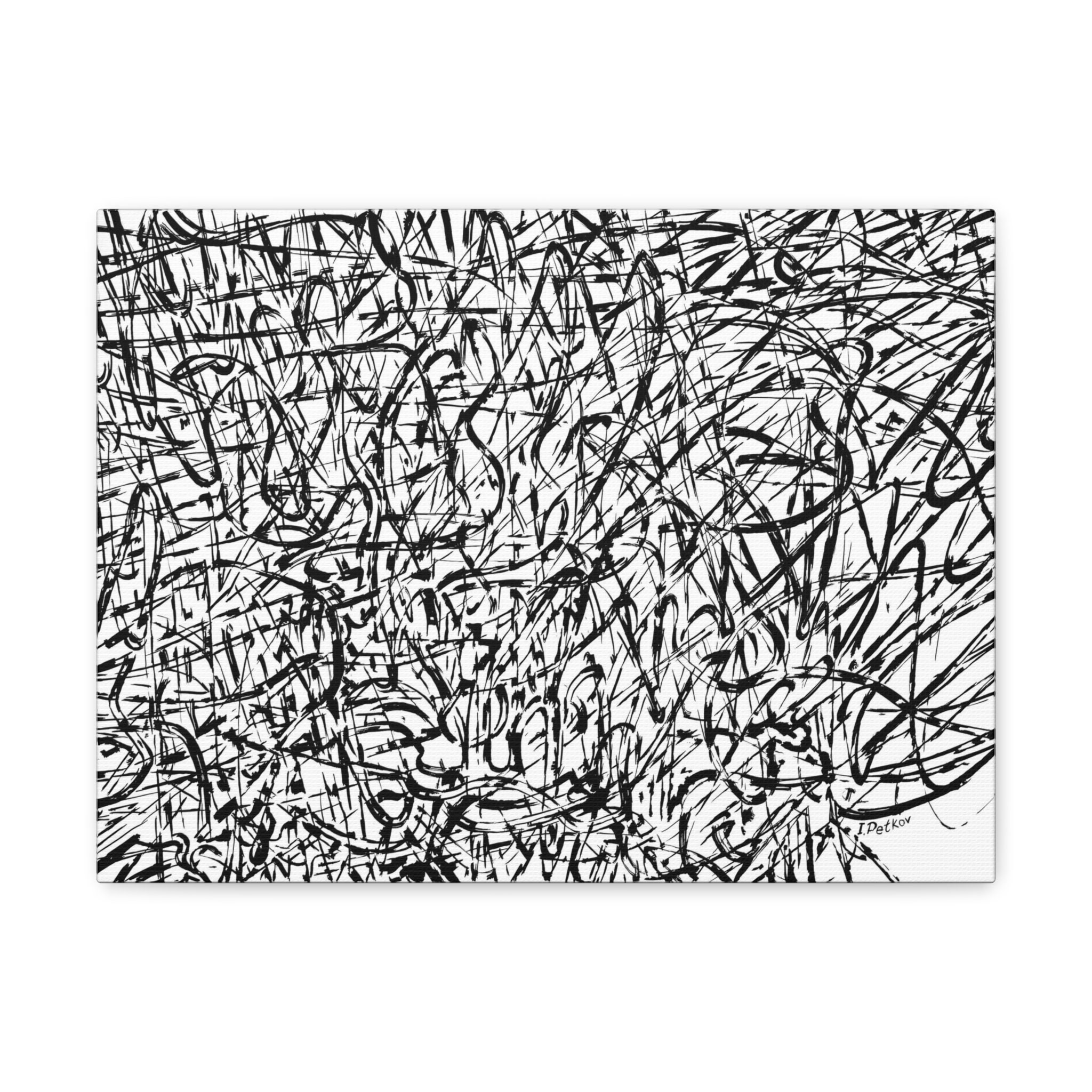 The Last Letter of Suleiman III - Canvas Print, Wall Art, Pen and Ink ...