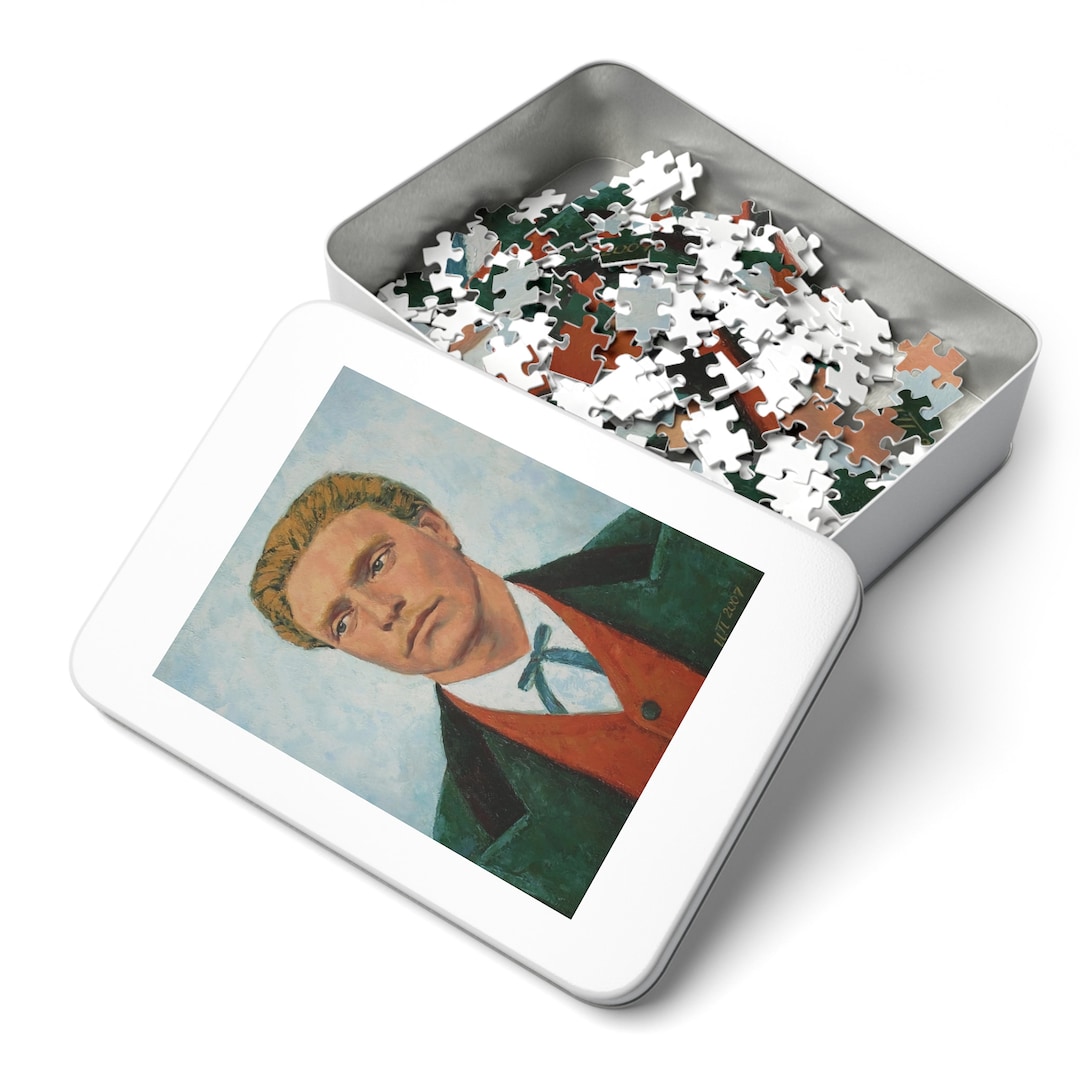 Art Puzzle, Vasil Levski Portrait, Art Poster Style Jigsaw Puzzle ...